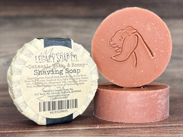 Goat Milk Specialty Soap - Shave Bar - Oatmeal, Milk, & Honey – Marcia ...