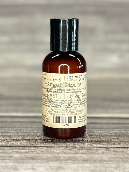 Goat Milk Lotion 2oz - Angel Kisses – Marcia's Legacy Soap Co.