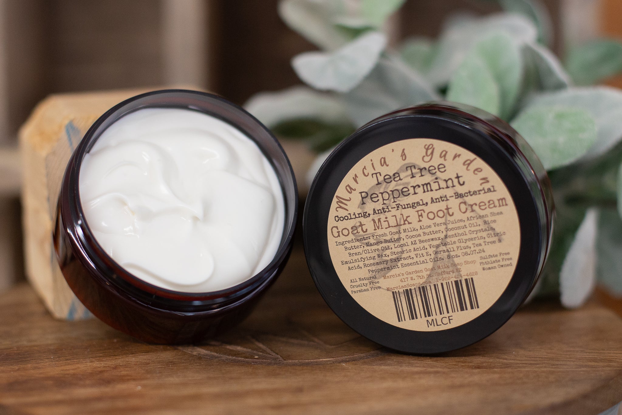 Tea Tree & Peppermint Goat Milk Foot Cream – Marcia's Legacy Soap Co.