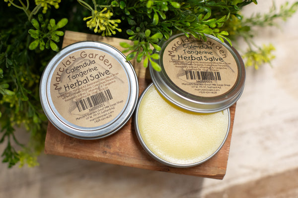 Calendula Tangerine Herbal Salve – Marcia's Legacy Soap Co.